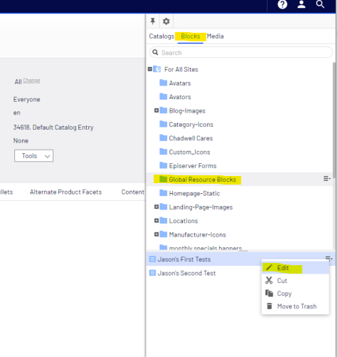 Resource Content Links Admin